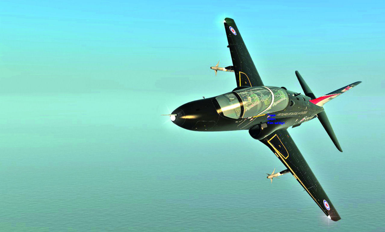 DCS: Hawk T.1A - tuttu suihkuharjoituskone - Siivet